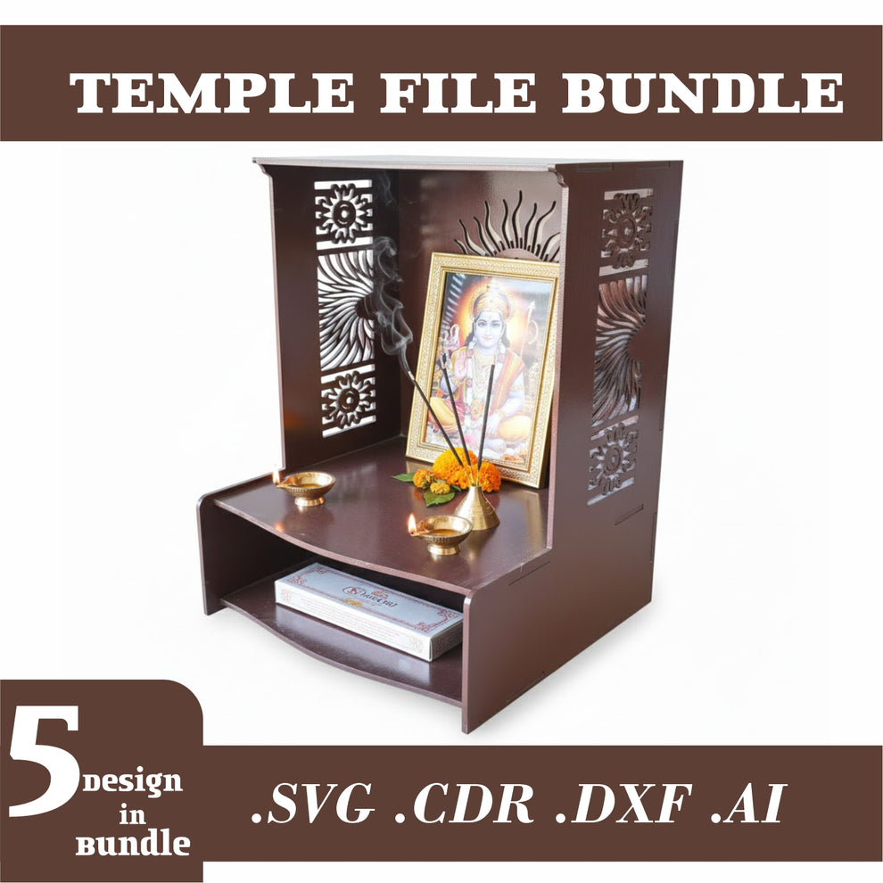 Temple File Bundle - 5 Design in Bundle – The Digi World