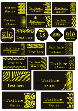 NAME PLATE & CLOCK DESIGN BUNDLY - READY TO CUT FILES – The Digi World